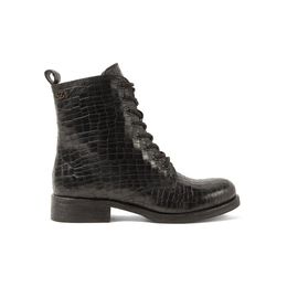 Lazamani Leder-Boots in Schwarz - 45% | Größe 40 | Damen-stiefel