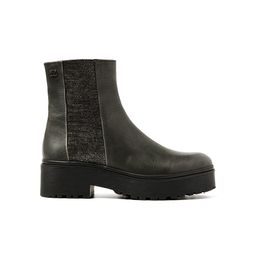 Lazamani Leder-Boots in Anthrazit - 54% | Größe 38 | Damen-stiefel