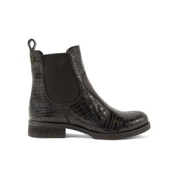 Lazamani Leder-Chelsea-Boots in Schwarz - 49% | Größe 40 | Stiefeletten
