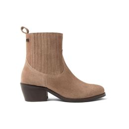 Lazamani Leder-Stiefeletten in Taupe - 46% | Gr&ouml;&szlig;e 38 | Stiefeletten