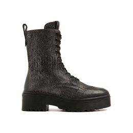 Lazamani Leder-Boots in Silber - 57% | Gr&ouml;&szlig;e 37 | Damen-stiefel