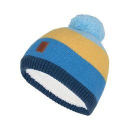 Trollkids Mütze "Gryllefjord" in Blau/ Gelb - 35% | Größe 52-56 cm | Baby-muetzen