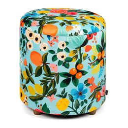 EXCELSA Aufbewahrungshocker "Fiori Frida" in Bunt - (H)43 x &Oslash; 38 cm - 63% | Sitzmoebel