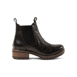 Lazamani Leder-Chelsea-Boots in Schwarz - 49% | Gr&ouml;&szlig;e 38 | Stiefeletten