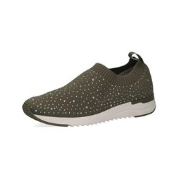 Caprice Slipper in Oliv - 42% | Gr&ouml;&szlig;e 38 | Damen-schuhe-halbschuhe