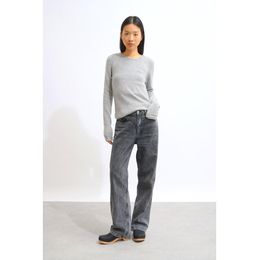 AUTHENTIC CASHMERE Kaschmir-Pullover "Ivy" in Grau - 56% | Gr&ouml;&szlig;e M | Damen-pullover-cardigans