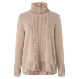 Maerz Muenchen Wollrollkragenpullover in Hellbraun - 62% | Gr&ouml;&szlig;e 38 | Damen-pullover-cardigans