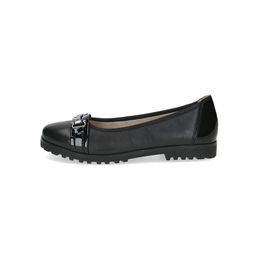 Caprice Leder-Ballerinas in Schwarz - 32% | Gr&ouml;&szlig;e 39 | Damen-ballerinas