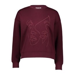 Vila Sweatshirt in Bordeaux - 55% | Gr&ouml;&szlig;e L | Damen-sweatshirts-jacken
