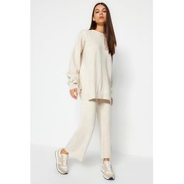 Trendyol Twinset in Creme - 64% | Größe L | Damen-pullover-cardigans