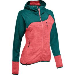 Maul Sport Fleecejacke "Riedlerspitz II" in Petrol/ Koralle - 56% | Größe 40 | Damenjacken