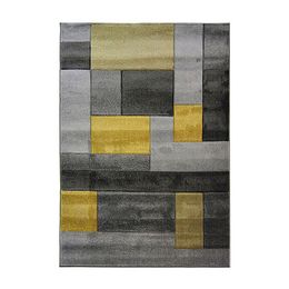 Flair Rugs Teppich in Grau/ Gelb - 65% | Größe 120x170 cm |