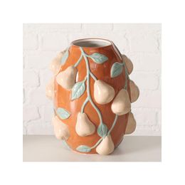 Boltze Vase "Pear" in Orange/ Mint/ Creme - (H)24 x Ø 21 cm - 49% | Kerzen-vasen