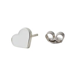 Design Letters Silber-Ohrstecker "Heart" - 37% | Schmuck