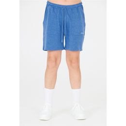 Shorts LES'ARCS "Crodi", Jungen, Gr. 140, EURO-Gr&ouml;&szlig;en, blau, 40% Polyester, unifarben, kurz, Hosen Shorts, Aus recycelten Materialien
