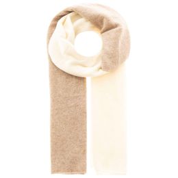Zwillingsherz Kaschmir-Schal in Creme/ Beige - 53% | Damen-schals-tuecher