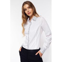 Nife Bluse in Wei&szlig; - 77% | Gr&ouml;&szlig;e 36 | Damen-blusen