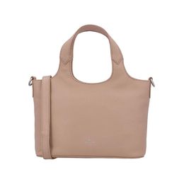 Charm Leder-Henkeltasche in Beige - (B)27 x (H)18 x (T)9 cm - 52% | Damen-taschen