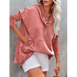 LA Angels Hoodie in Rosa - 48% | Gr&ouml;&szlig;e L | Damen-sweatshirts-jacken