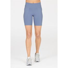 Lauftights Endurance "Tarole", Damen, Gr. 42, EURO-Gr&ouml;&szlig;en, blau (frostblau), 77% Polyamid, 23% Elasthan, unifarben, Hosen, Mit Quick-Dry-Funktion