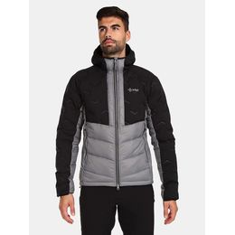 Kilpi Daunenjacke "Tevery" in Schwarz/ Grau - 68% | Gr&ouml;&szlig;e L | Herrenjacken