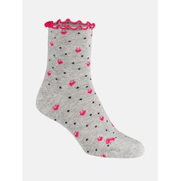 LIEBLINGSST&Uuml;CK Langsocken LIEBLINGSST&Uuml;CK "Lovely Socks "DorothyEP" aus Baumwollmix", Damen, Gr. 35-38, 910, stone, Baumwolle, Elasthan, Polyamid, normal, Socken, mit Baumwoll-Anteil