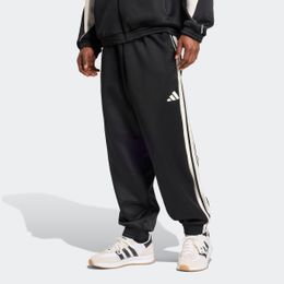 Sporthose adidas Sportswear "M STADIUM PT", Herren, Gr. M, N-Gr, schwarz-wei&szlig; (schwarz, sanftes wei&szlig;), Obermaterial: 67% Polyester, 33% Baumwolle, Hosen Sporthose