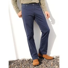 Br&uuml;hl 5-Pocket-Hose BR&Uuml;HL, Herren, Gr. 31, Unterbauchgr&ouml;&szlig;en, blau (dunkelblau), 98% Baumwolle, 2% Elasthan, unifarben, Hosen 5-Pocket-Hose