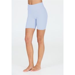 ENDURANCE ATHLECIA Lauftights ATHLECIA "Bloom", Damen, Gr. 38, EURO-Gr&ouml;&szlig;en, blau (hellblau), 77% Polyamid, 23% Elasthan, unifarben, Hosen, in feuchtigkeitsregulierender Qualit&auml;t