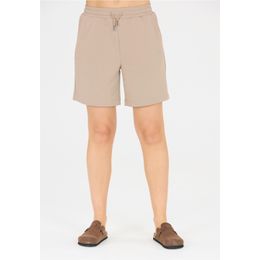 Shorts CRUZ "Rusvil", Damen, Gr. 44, EURO-Gr&ouml;&szlig;en, gelb (shadow), 60% Baumwolle, 40% Polyester, unifarben, kurz, Hosen Shorts, Aus atmungsaktivem Material