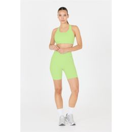 Lauftights Endurance "Ranviegh", Damen, Gr. 46, EURO-Größen, grün (hellgrün), 77% Polyamid, 23% Elasthan, unifarben, Hosen, aus schnell trocknendem Material
