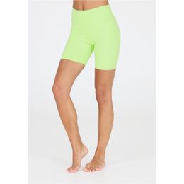 ENDURANCE ATHLECIA Lauftights ATHLECIA "Bloom", Damen, Gr. 44, EURO-Gr&ouml;&szlig;en, gr&uuml;n (mint), 77% Polyamid, 23% Elasthan, unifarben, Hosen, in feuchtigkeitsregulierender Qualit&auml;t