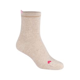 LIEBLINGSST&Uuml;CK Langsocken LIEBLINGSST&Uuml;CK "Lovely Socks "KellyEP" aus Baumwollmix", Damen, Gr. 39-42, 130, beige, Baumwolle, Elasthan, Polyamid, metallisierte Fasern, normal, Socken, mit Baumwoll-Anteil