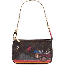 Louis Vuitton Crossbody Bags - Monogram Evasion Illustre Mini Pochette Accessorie - Gr. unisize - in Braun - f&uuml;r Damen