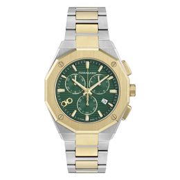 Salvatore Ferragamo Uhren - Quarz-Chronographenuhr Versilia Chrono - Gr. unisize - in Gr&uuml;n - f&uuml;r Damen