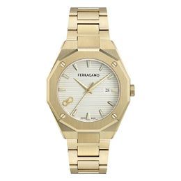 Salvatore Ferragamo Uhren - Quarz-Analoguhr Versilia 3H - Gr. unisize - in Gold - f&uuml;r Damen
