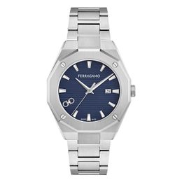 Salvatore Ferragamo Uhren - Quarz-Analoguhr Versilia 3H - Gr. unisize - in Silber - f&uuml;r Damen