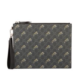 Gucci Crossbody Bags - GG Supreme Tiger Print - Gr. unisize - in Schwarz - f&uuml;r Damen