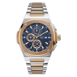 Gc Uhren - Quarz Chronograph Gc Coussin Shape - Gr. unisize - in Silber - f&uuml;r Damen