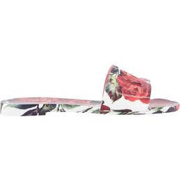 Dolce & Gabbana Dolce&Gabbana Slipper & Pantoletten - Dames Florallogo Rubber Slipper Roze - Gr. 36 (EU) - in Bunt - f&uuml;r Damen