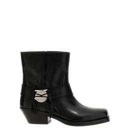 Isabel Marant Stiefel - 'Akson Gaucho' Ankle Boots - Gr. 36 (EU) - in Schwarz - f&uuml;r Damen
