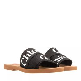 Chlo&eacute; Chlo&eacute; Sandalen - Flache Pantolette Woody - Gr. 36 (EU) - in Schwarz - f&uuml;r Damen