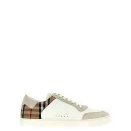 Burberry Low-Top Sneaker - Check Sneakers - Gr. 40 (EU) - in Wei&szlig; - f&uuml;r Damen