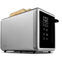 Medion Toaster &raquo;MD12102, 2 Toastschlitze&laquo; 2 Schlitze f&uuml;r 2 Scheiben 850 W abnehmbarer Br&ouml;tchenaufsatz Edelstahl