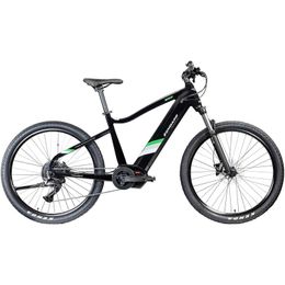 Z&uuml;ndapp Z&Uuml;NDAPP &raquo;X900&laquo; 10 Gang Shimano Cues U6020 SGS Schaltwerk Kettenschaltung Mittelmotor 250 W Pedelec, Elektrofahrrad f&uuml;r Damen und Herren, MTB schwarz