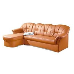 DOMO collection Ecksofa &raquo;Papenburg, zeitlose R&uuml;ckensteppung, elegante Formensprache, L-Form&laquo; in gro&szlig;er Farbvielfalt, wahlweise mit Bettfunktion...