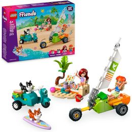 Lego Konstruktionsspielsteine »Strandabenteuer mit Hunden (42641), Lego Friends« Made in Europe bunt