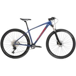 KROSS Mountainbike »MTB Hardtail Level 7.0 29" blau 11 Gänge« 11 Gang Shimano DEORE M5100 Schaltwerk Kettenschaltung mit Carbon-Rahmen und -Gabel...