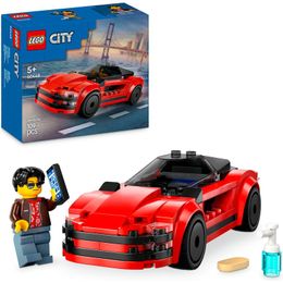 Lego Konstruktionsspielsteine &raquo;Roter Sportwagen (60448), Lego City&laquo; Made in Europe bunt