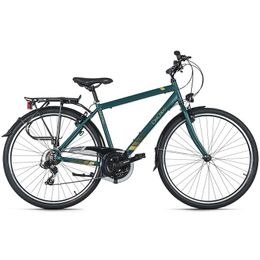 Dacapo Trekkingrad &raquo;Herren 28'' Ravenna 50 Gr&uuml;n 21 G&auml;nge RH 48 cm&laquo; 21 Gang Shimano Tourney Schaltwerk Kettenschaltung Trekkingrad